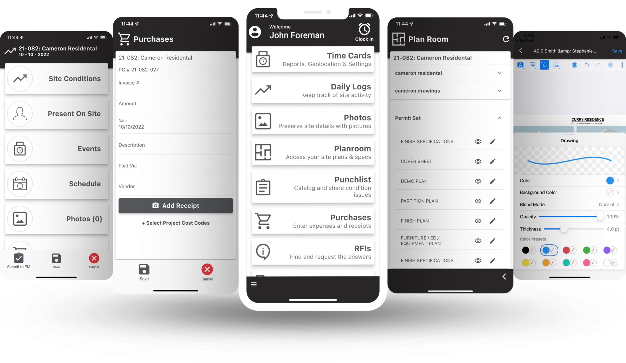 Construction Project Management Software | RedTeam Go